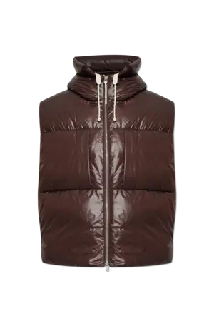 JIL SANDER Puffer Vest With Hood