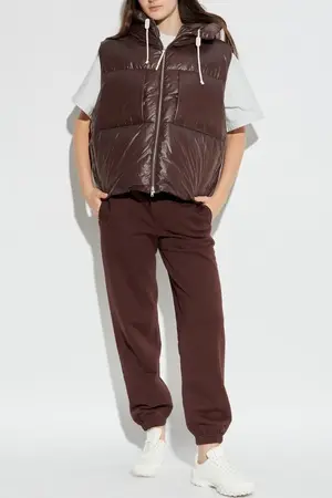 JIL SANDER Puffer Vest With Hood