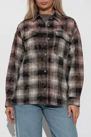 Palm Angels Checked Pattern Shirt - Multicolour