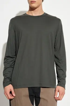 Sease Wool Long-sleeve T-shirt - Grey