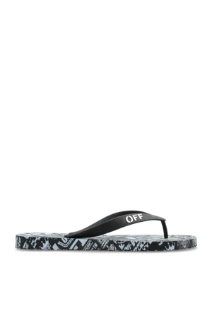Off-White Off Stamp Flip-flops - Black