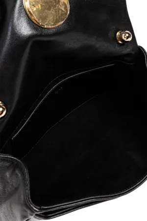 Chloé Shoulder Bag With Gold Chain - Black