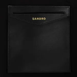 Sandro Soft Suede Leather Shopping Bag