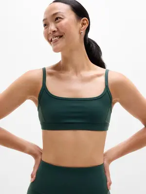 Athleta Square Neck Bra A-c - Pine