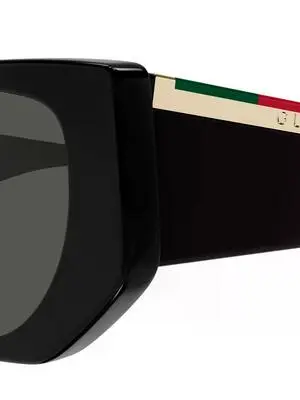 Gucci Geometric Frame Sunglasses