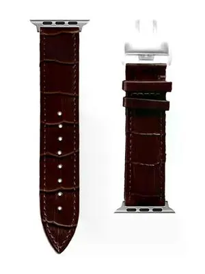VELANTE Leather Apple Watch Strap - Brown