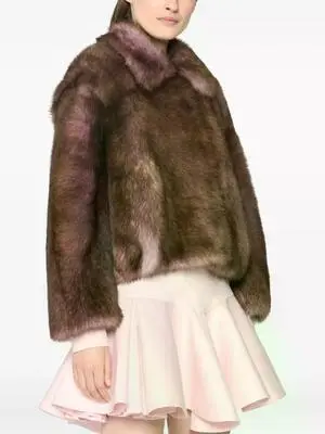 GENNY Shearling Cropped Jacket