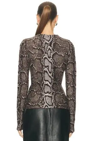 Gabriela Hearst Asha Top - Greyscale