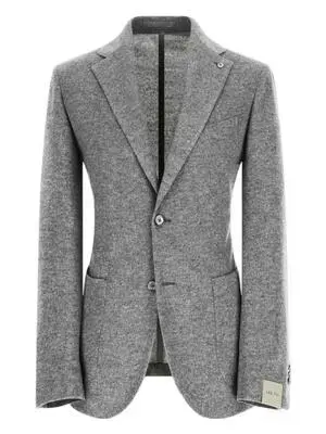 L.B.M. 1911 Single-breasted Jersey Jacket - Grey