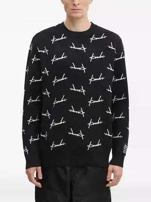 Ksubi Signature Pattern Crew Neck Sweater