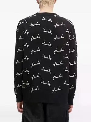 Ksubi Signature Pattern Crew Neck Sweater