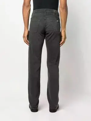 Jacob Cohen Dark Wash Straight-leg Trousers - Grey
