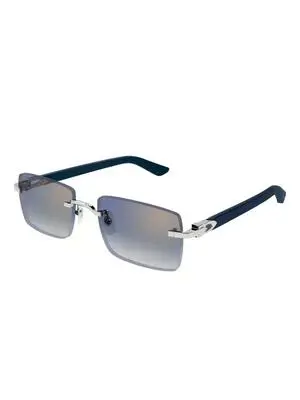 Cartier Rectangle-frame Sunglasses