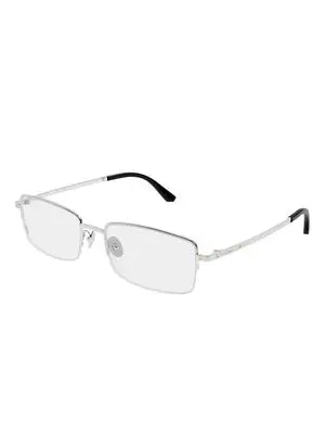 Cartier Rectangle-frame Glasses - Grey