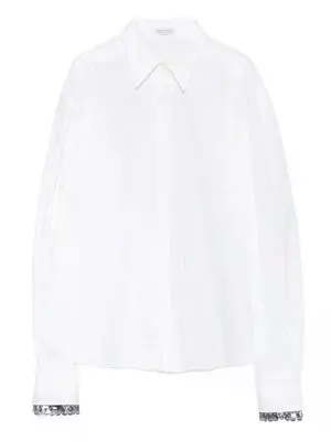 Brunello Cucinelli Point-collar Embellished Shirt