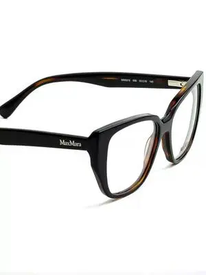 Max Mara Cat-eye Frame Tinted Sunglasses - Black