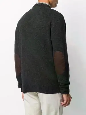 Barbour Patch Detail Crew Neck Jumper