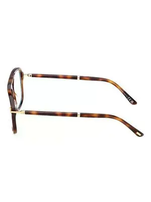 TOM FORD Pilot-frame Glasses - Brown
