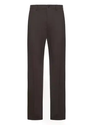 Gucci Buttoned Wool Pants - Brown