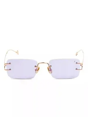 EYEPETIZER Dillinger Rectangle-Frame Sunglasses Purple
