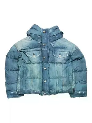 Acne Studios Denim Puffer Jacket - Blue