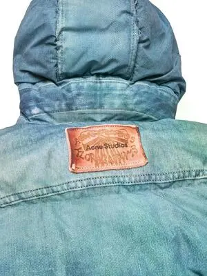 Acne Studios Denim Puffer Jacket - Blue