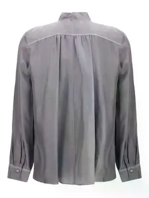 FORTE_FORTE Crater-collar Button Shirt
