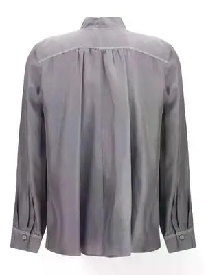 FORTE_FORTE Crater-collar Button Shirt