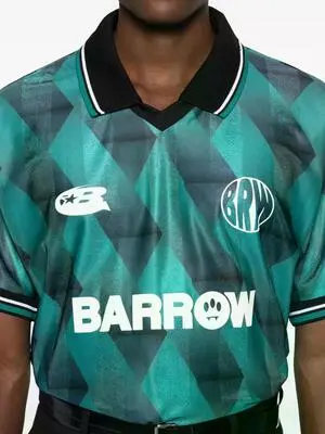 BARROW Printed Polo Shirt - Green