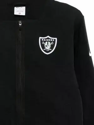 Nike Raiders Logo Print Bomber Jacket - Black