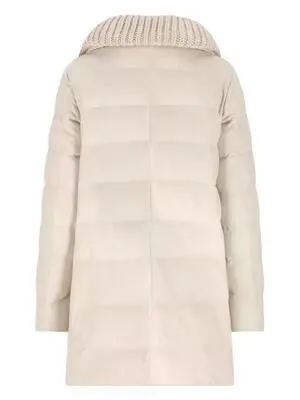 Herno Knitted-collar Coat