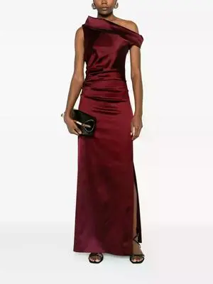 Max Mara Opaco Gown Dress - Red