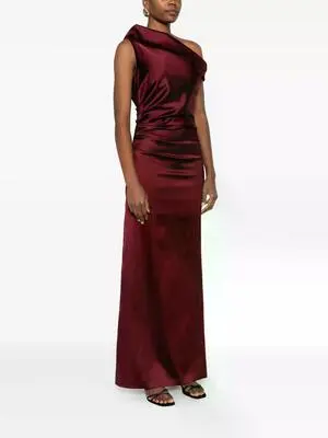 Max Mara Opaco Gown Dress - Red