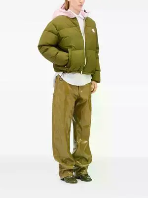 MSGM Logo-appliqué Puffer Jacket