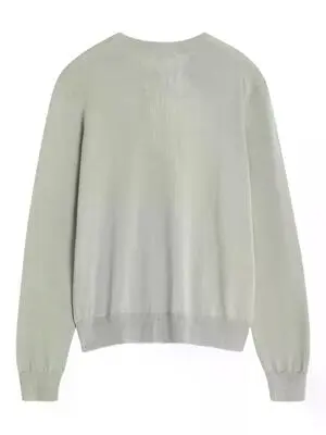 Maison Kitsuné Fox Head Crew Neck Sweater - Green