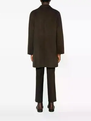 AMARANTO Single-breasted Coat - Brown