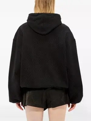 MSGM Graphic Print Hoodie - Black