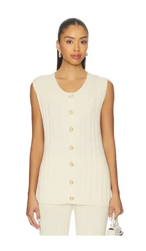 SNDYS. Baha Ribbed Top