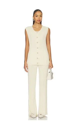 SNDYS. Baha Ribbed Top