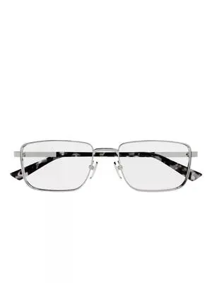 Gucci Rectangle-frame Eyeglasses - Silver