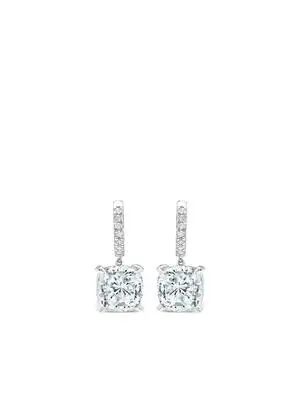 TILLA 14k White Gold Diamond Earrings - Silver