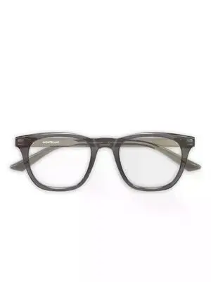 Montblanc Round-frame Eyeglasses - Grey