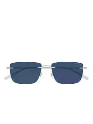 Montblanc Rectangle Sunglasses - Silver