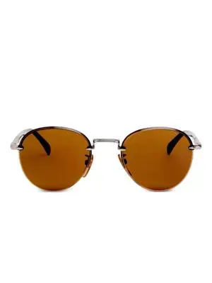 DB EYEWEAR BY DAVID BECKHAM Round-frame Sunglasses - Silver