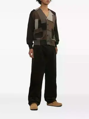 Comme Des Garçons Patchwork Button Cardigan