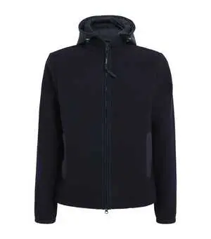 Aspesi Wool Hooded Jacket - Navy