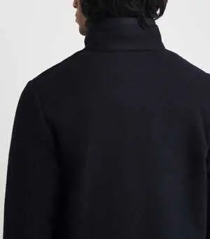Aspesi Wool Hooded Jacket - Navy