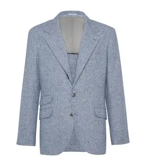 Brunello Cucinelli Silk-wool-cashmere Deconstructed Blazer