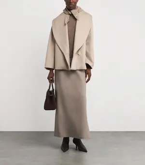 Max Mara Wool Shawl-collar Oversized Jacket