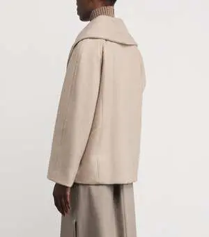 Max Mara Wool Shawl-collar Oversized Jacket